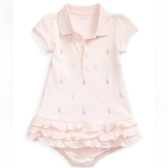 Polo Ralph Lauren | Dresses | Polo Ralph Lauren Baby Girls Ruffled Polo ...